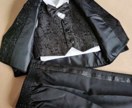 CONJUNTO INFANTIL CHAQUETA, CHALECO SIN MANGA, CAMISA, HUMITA Y ...